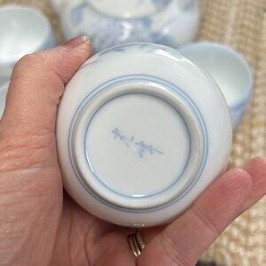 Vintage | Kitchen | Vintage With Tags Japanese Hydrangea Tea Set 4 Cups ...